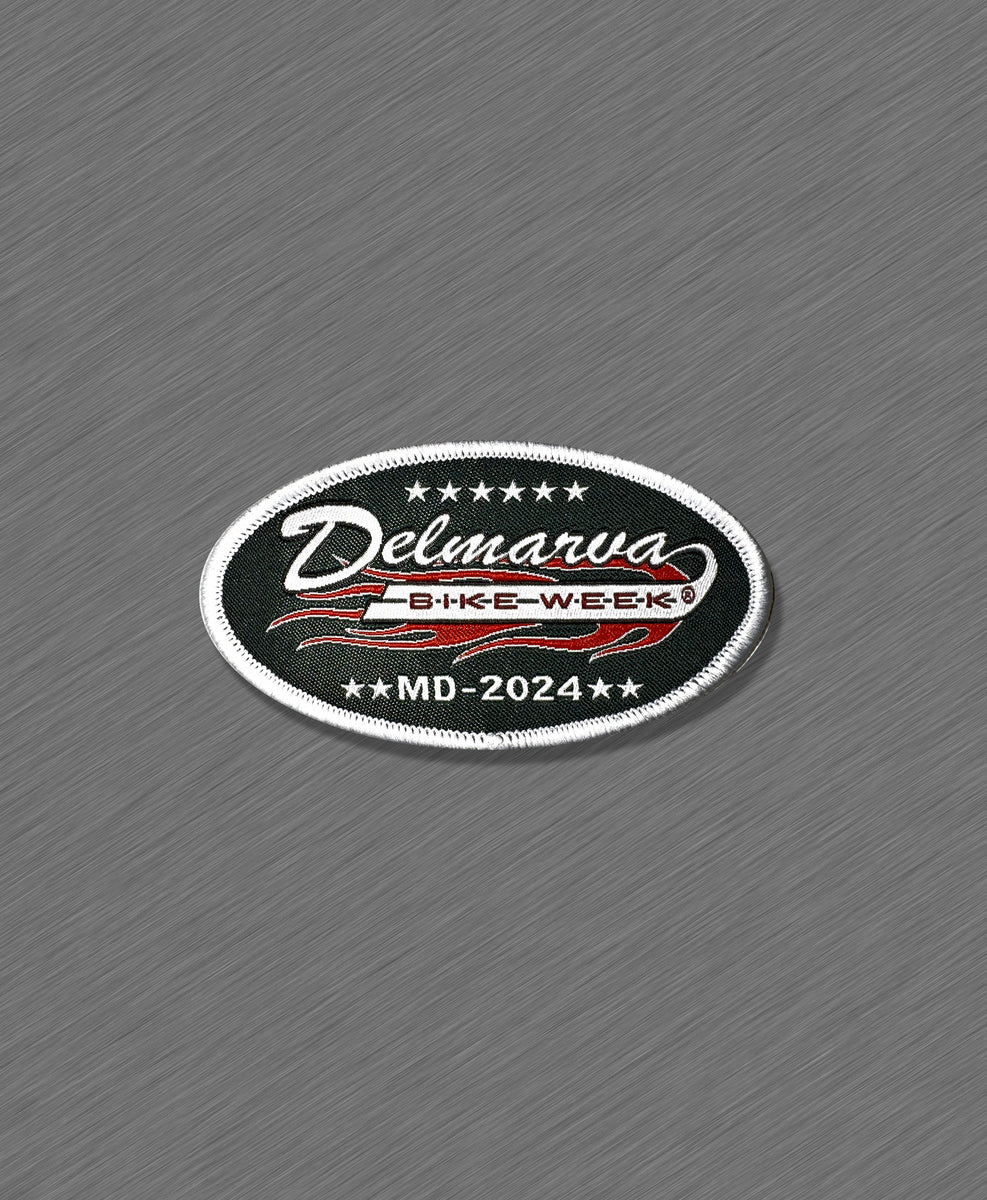 2024 Delmarva Logo Patch – Motorcycle Rally USA