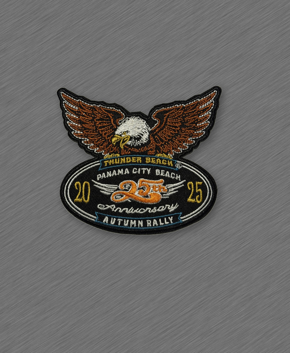 2025 Thunder Beach Autumn Rally Official Patch Eagle Rally – Motorcycle ...