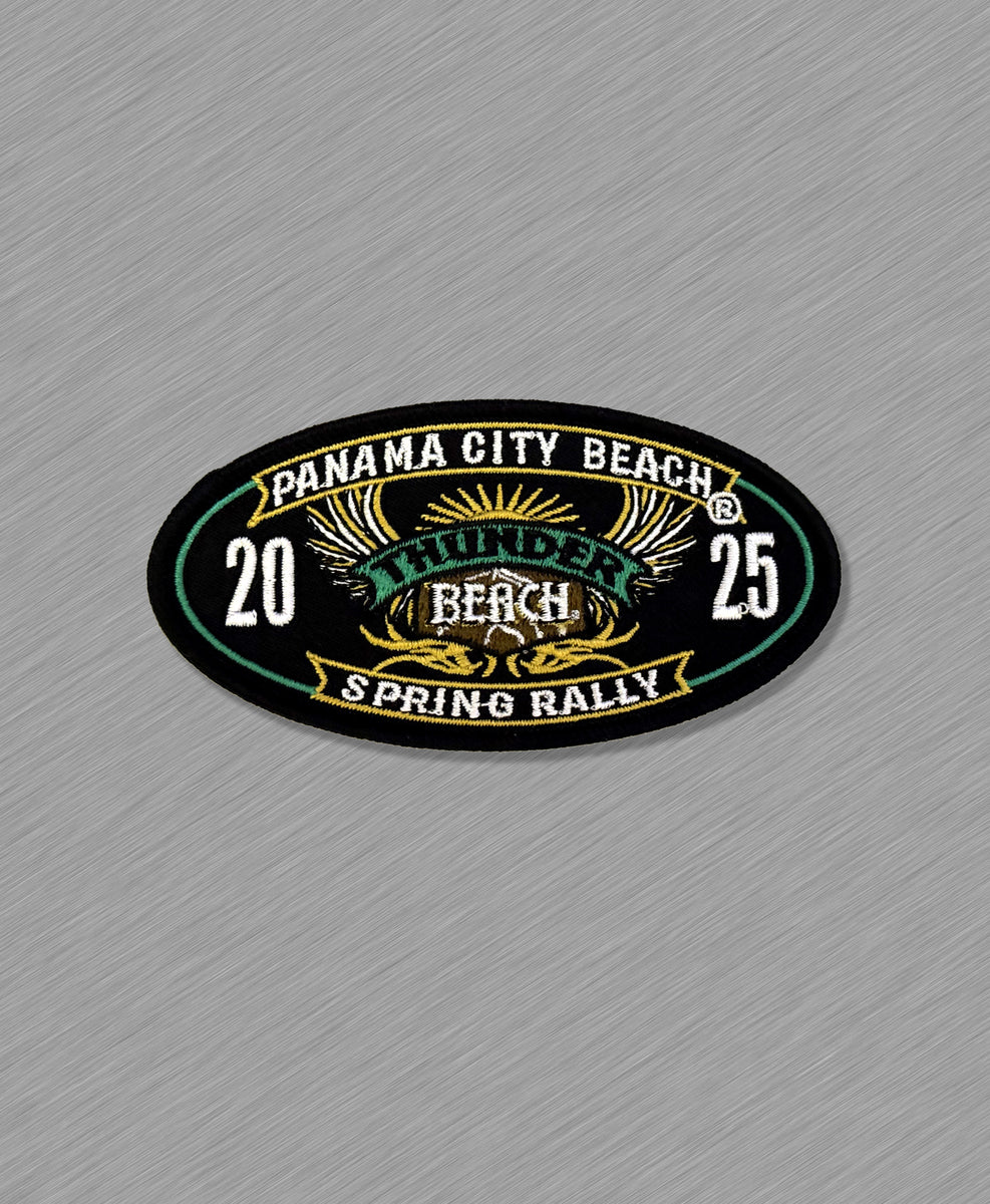 2025 Thunder Beach Spring Rally Official Patch Logo Rally – Motorcycle ...